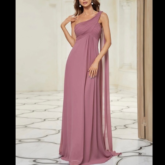 Ever Pretty | Dresses | Ever Pretty One Shoulder Long Chiffon Evening ...